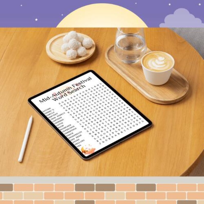 Mid-autumn Festival Printable Word Search – Fun Holiday Puzzle Game for ...