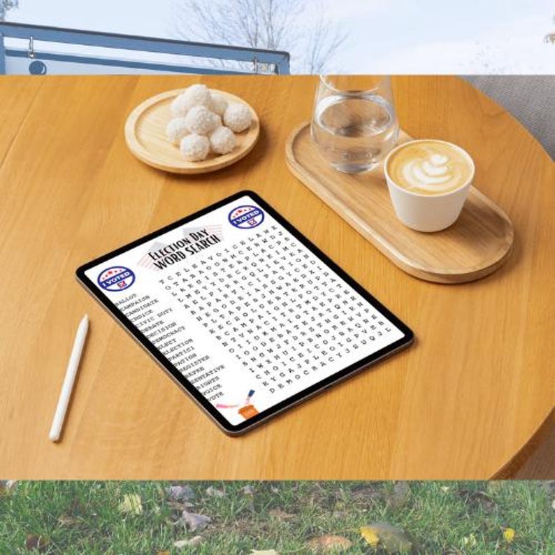 Election Day Printable Word Search – Fun Holiday Puzzle Game for ...