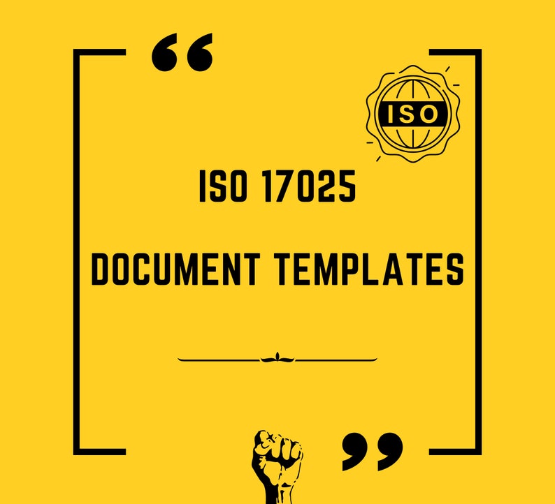ISO 17025: 2017 Document Templates - Laboratory Management System - Etsy