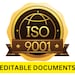 ISO 9001: 2015 Document Templates - Quality Management System (QMS ...