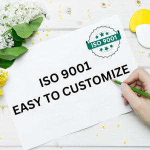 ISO 9001: 2015 Document Templates - Quality Management System (QMS ...