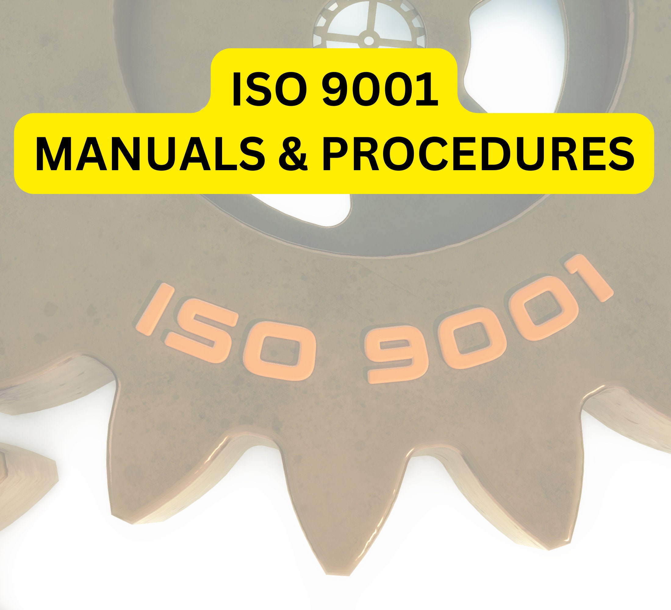 ISO 9001: 2015 Document Templates - Quality Management System (QMS ...