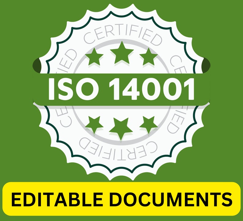 ISO 14001: 2015 Document Templates - Environmental Management System ...