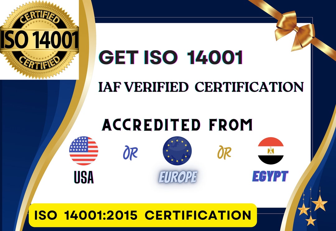 ISO 14001:2015 IAF Verified Certification - Etsy