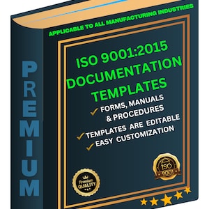ISO 9001: 2015 Document Templates - Quality Management System (QMS ...