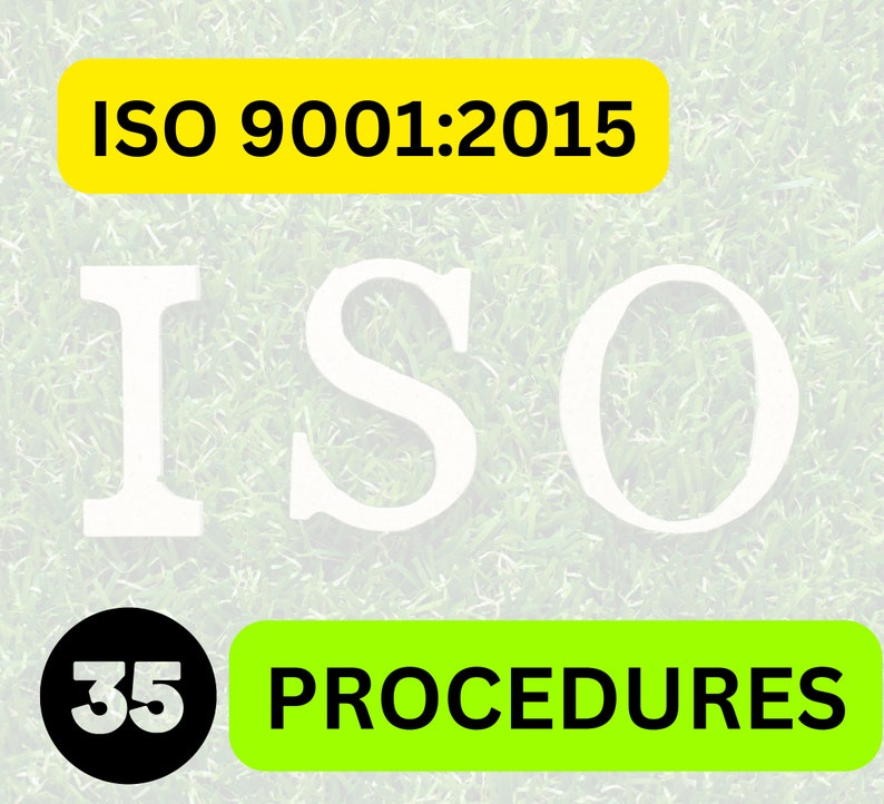 ISO 9001: 2015 Document Templates - Quality Management System (QMS ...