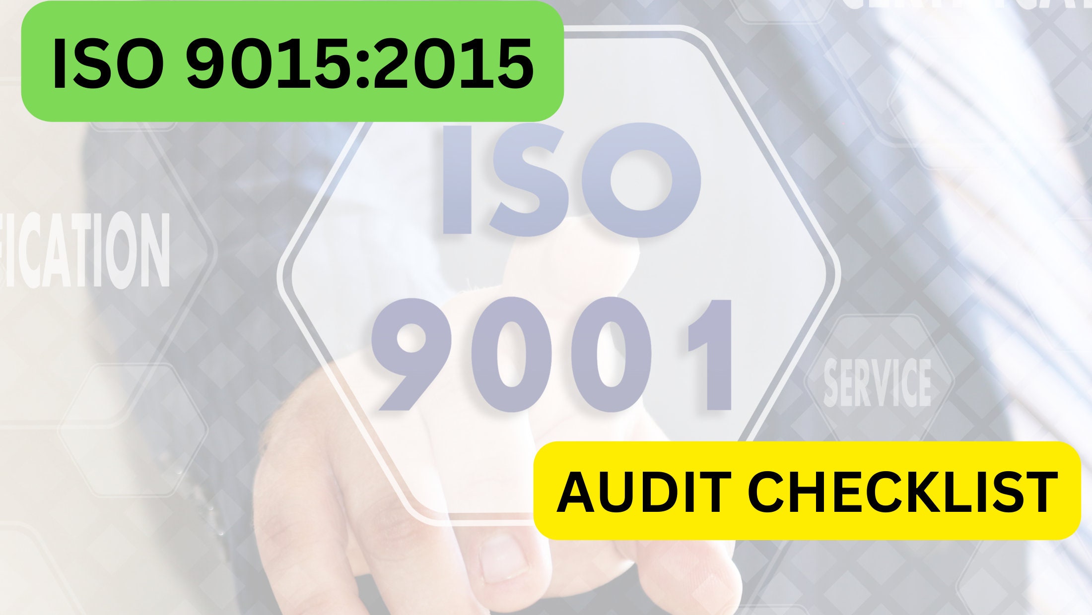 ISO 9001: 2015 Document Templates - Quality Management System (QMS ...