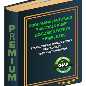 Good Manufacturing Practices (GMP) Document Templates - Etsy
