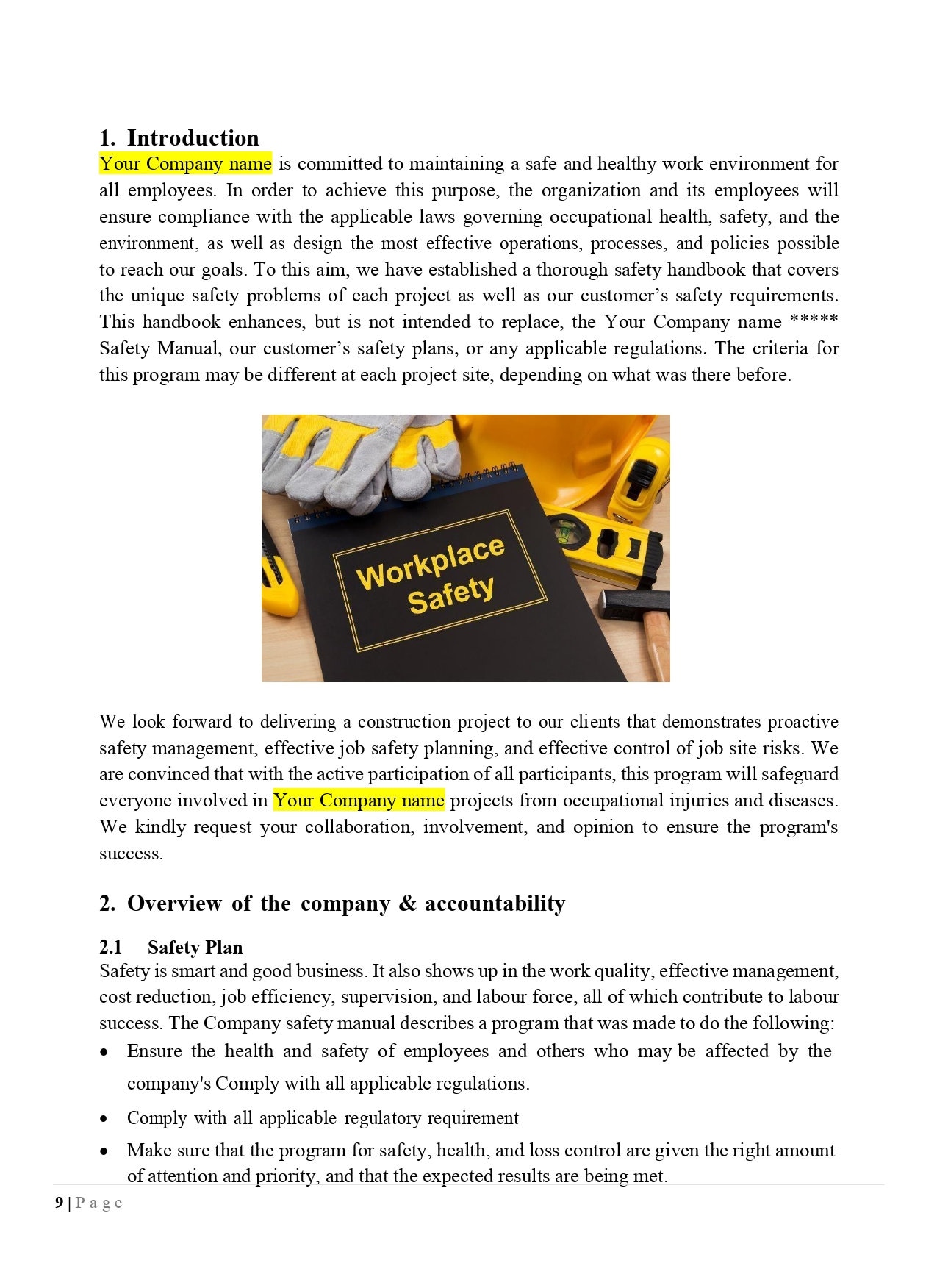 Professional Construction Safety Manual - Etsy