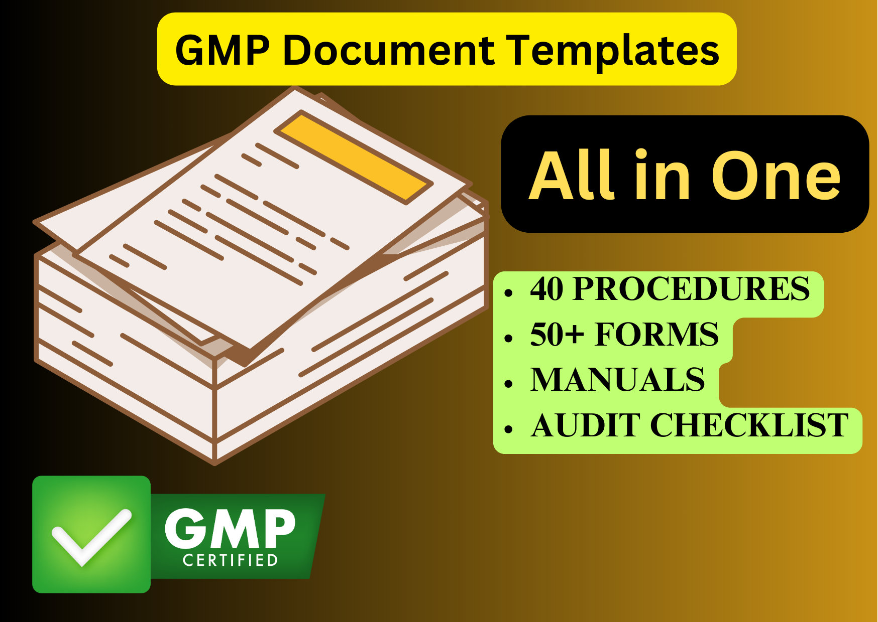 Good Manufacturing Practices (GMP) Document Templates - Etsy