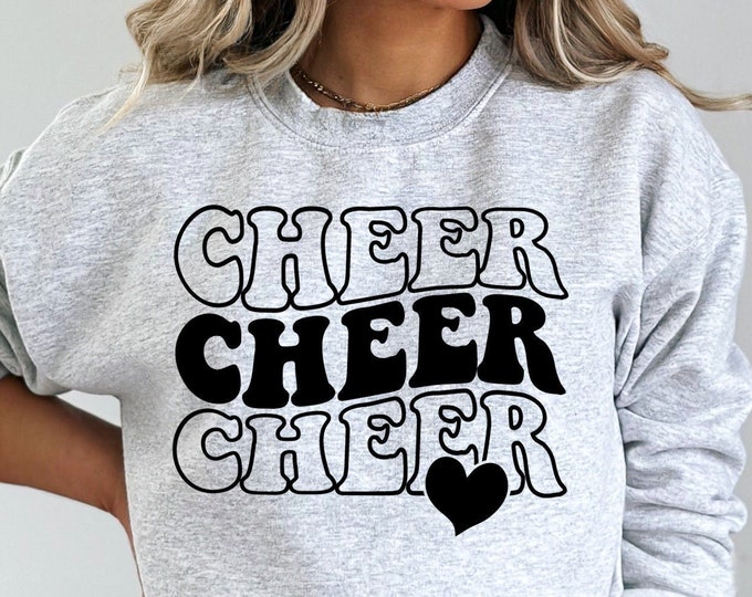 Cheer Svg, Stacked Svg, Digital Download, Cheerleader Svg, Cheerleading ...