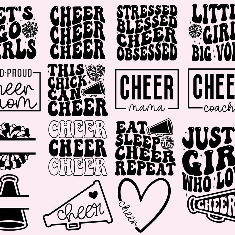 Cheer Svg - Etsy