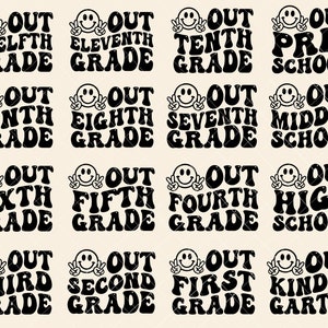 Peace Out School SVG, Last Day of School Svg, End of School Svg ...