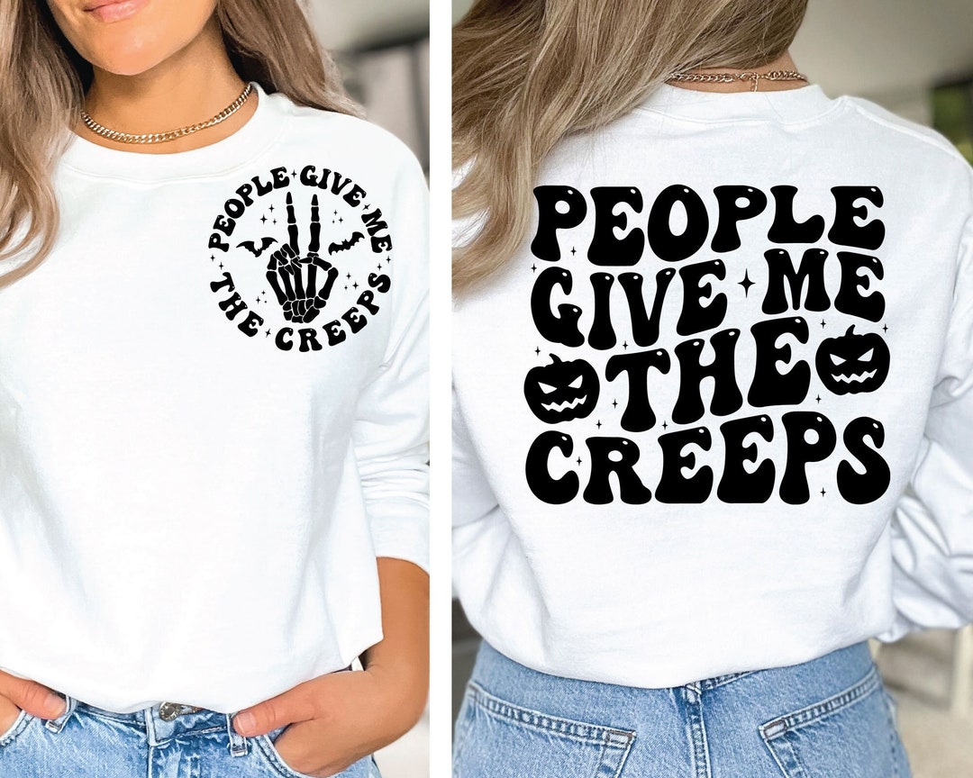 People Give Me the Creeps Svg, Hand Skeleton Svg, Skeleton Svg ...