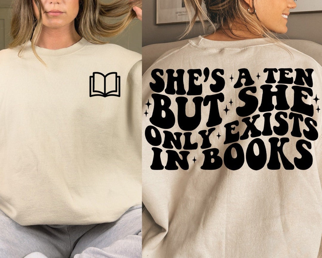 Shes A Ten but She Only Exists in Books Svgpng - Etsy