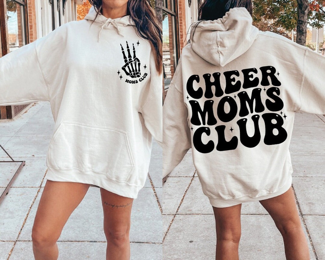 Cheer Moms Club Svg , Mom Life Svg Png, Trendy Mom Svg, Front and Back ...