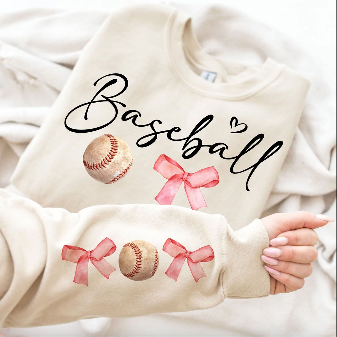 Baseball Coquette Bow Png, Soft Girl Era Png, Baseball Png, Coquette ...