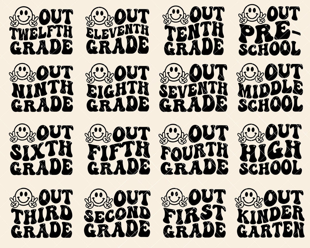 Peace Out School SVG, Last Day of School Svg, End of School Svg ...