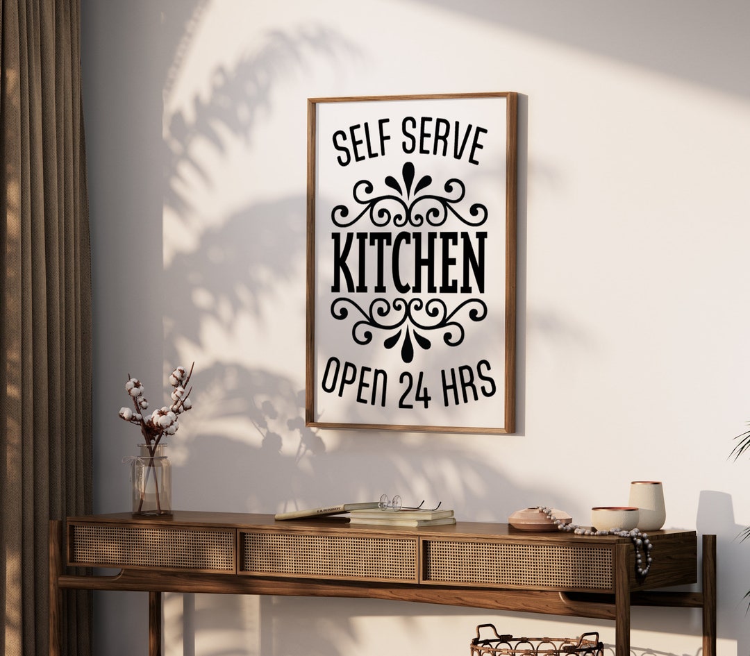 Self Serve Kitchen Svgpng, Farmhouse Svg, Rustic Svg,sign Bundle ...
