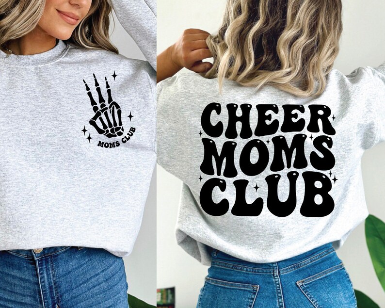 Cheer Moms Club Svg Mom Life Svg Png Trendy Mom Svg Front - Etsy