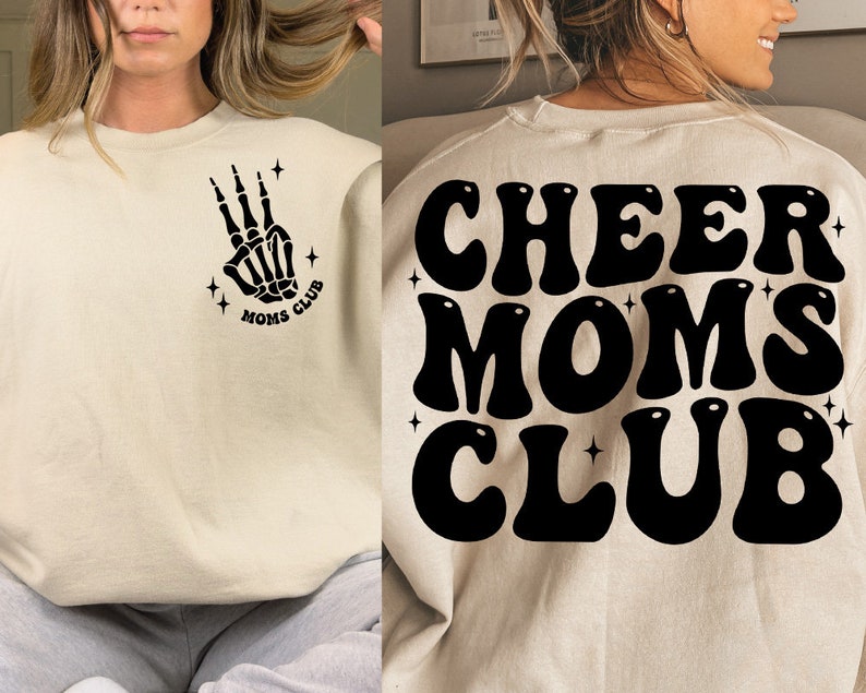 Cheer Moms Club Svg Mom Life Svg Png Trendy Mom Svg Front - Etsy