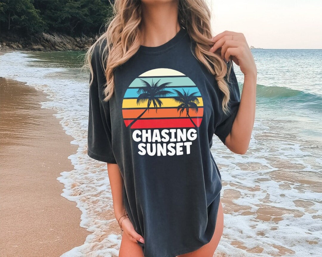Chasing Sunset Svg, Summer Sun Svg, Positive Trendy, Summer 2023 Svg ...