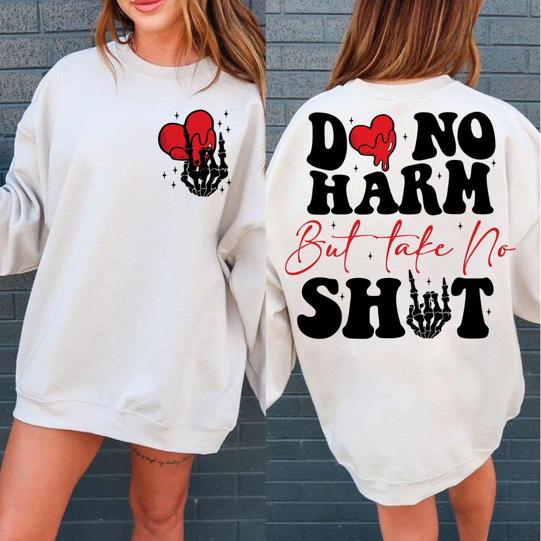 Do Know Harm but Take No Shit PNG Sublimation Designs, Funny Png, Digital Download , Sublimation ...