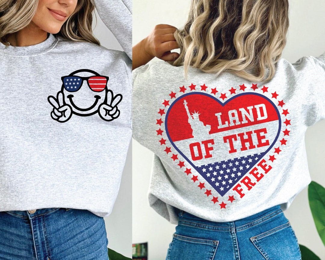 Land of the Free Svg, 4th of July Svg, American Mama Svg, Retro America ...