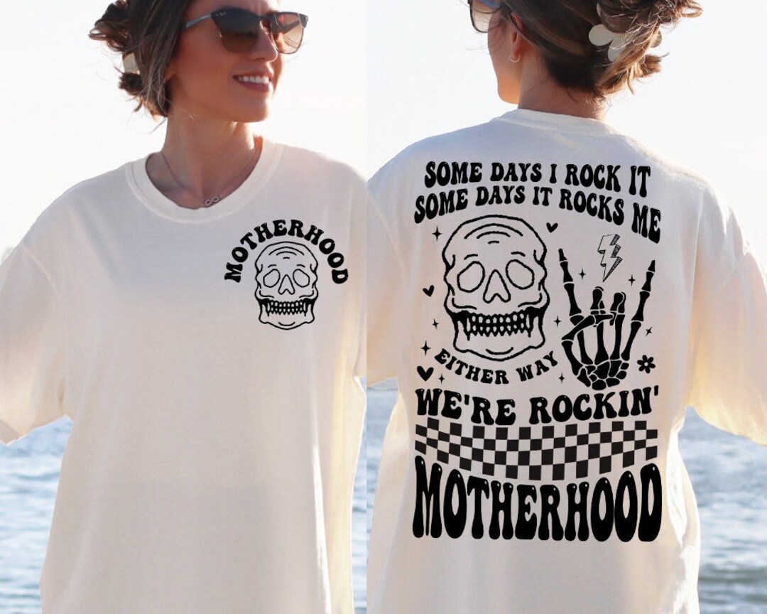 Funny Motherhood Svg, Rock It Motherhood Funny Svg, Funny Mom Svg ...