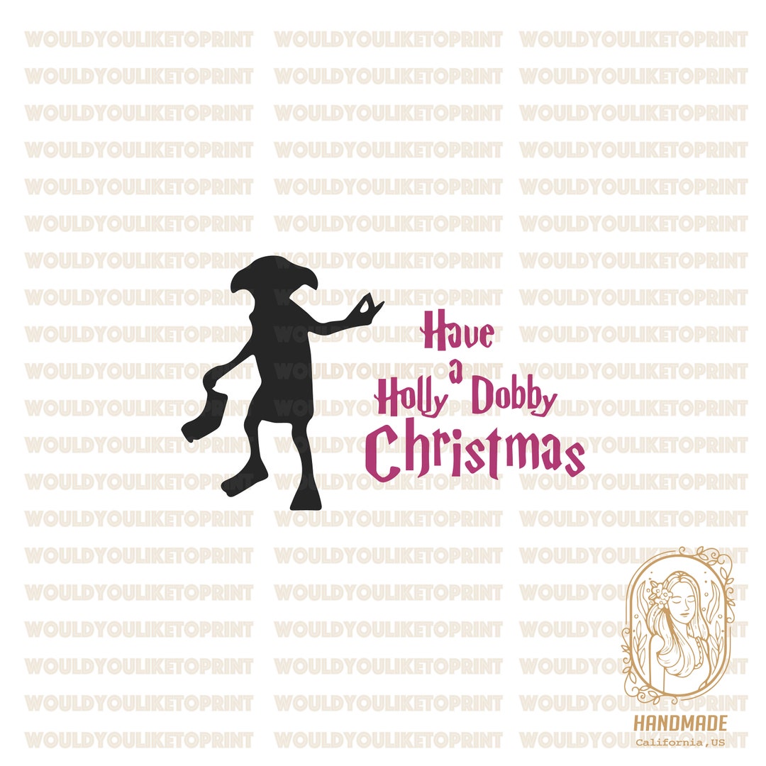 Christmas Dobby Svg Dobby Svg Dobby is a Free Elf Dobby - Etsy Australia