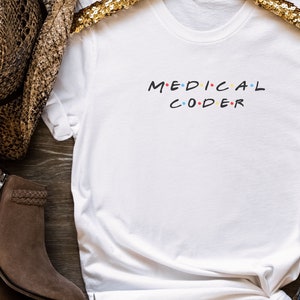 Medical Coder T-shirt, Women's Medical Coding, Women's Trendy T-shirt ...