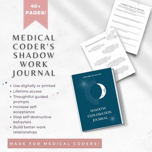 Shadow Work Journal for Medical Coders Guided Prompts - Etsy