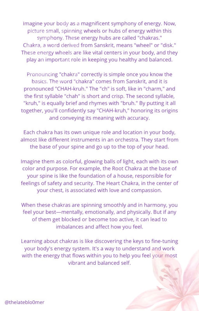 All About Your Chakras. A Complete Guide to Understanding Your Energy ...