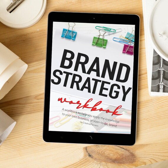 Digital Brand Strategy & Ideal Customers Template How to - Etsy