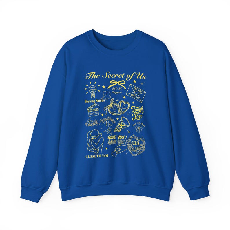 The Secret of Us Album Crewneck | Gracie Merch | Gracie Fan | the ...
