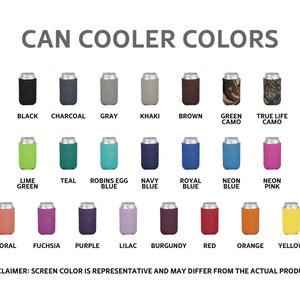 Personalized Wedding Can Coolers Custom Huggers for Modern - Etsy