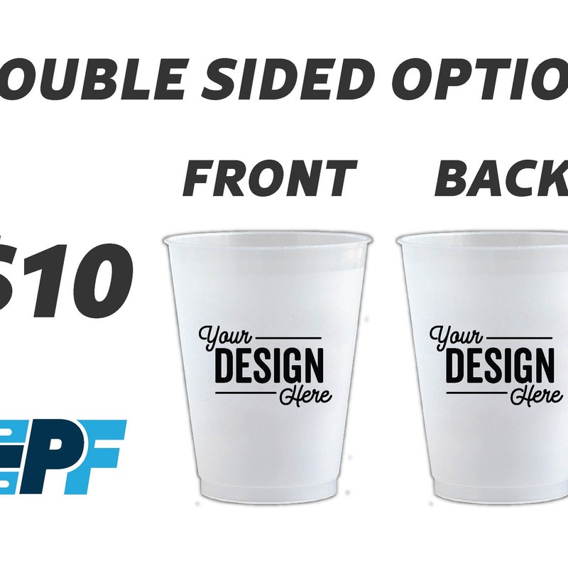 Personalized Plastic Cups - Etsy