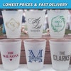Personalized Wedding Cups Frost Flex Cups, Customizable for Couples ...