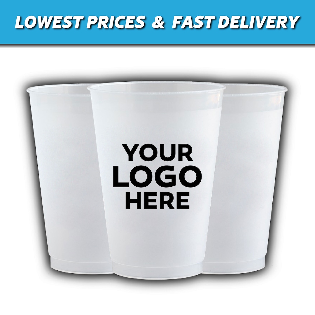 Personalized Cups, Custom Printed Frosted Cups, Shatterproof, Frost ...