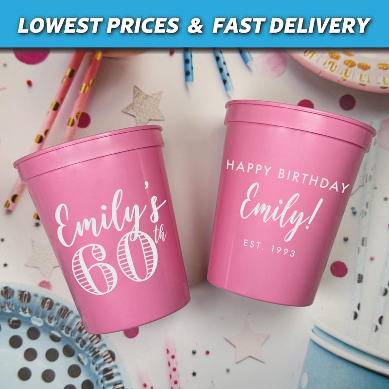 Custom Cups 50 Birthday - Etsy
