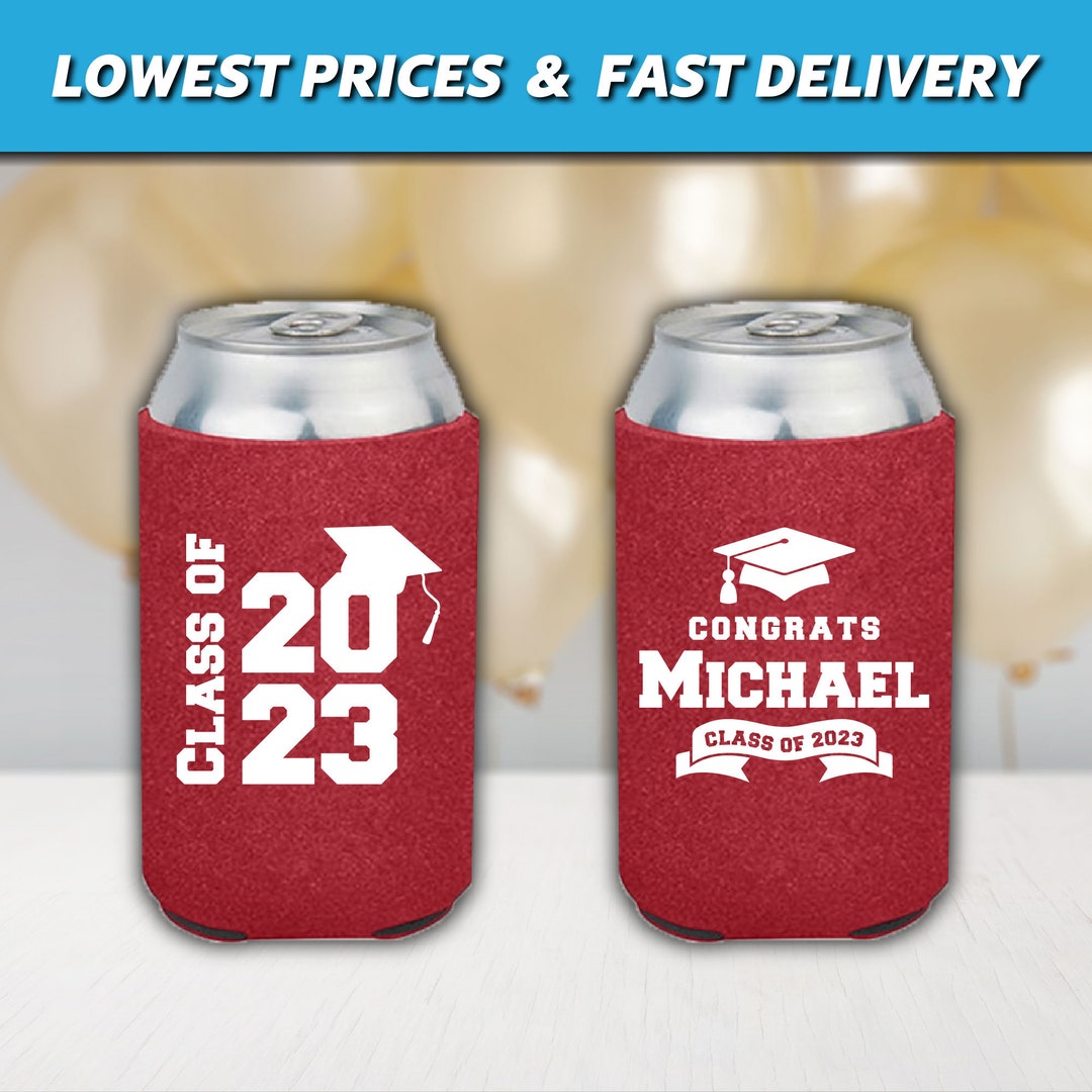 Graduation Party Favors, Graduation Can Cooler, Grad Party, College ...