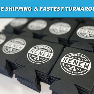 Custom Neoprene Can Coolers Personalized Huggers Custom - Etsy