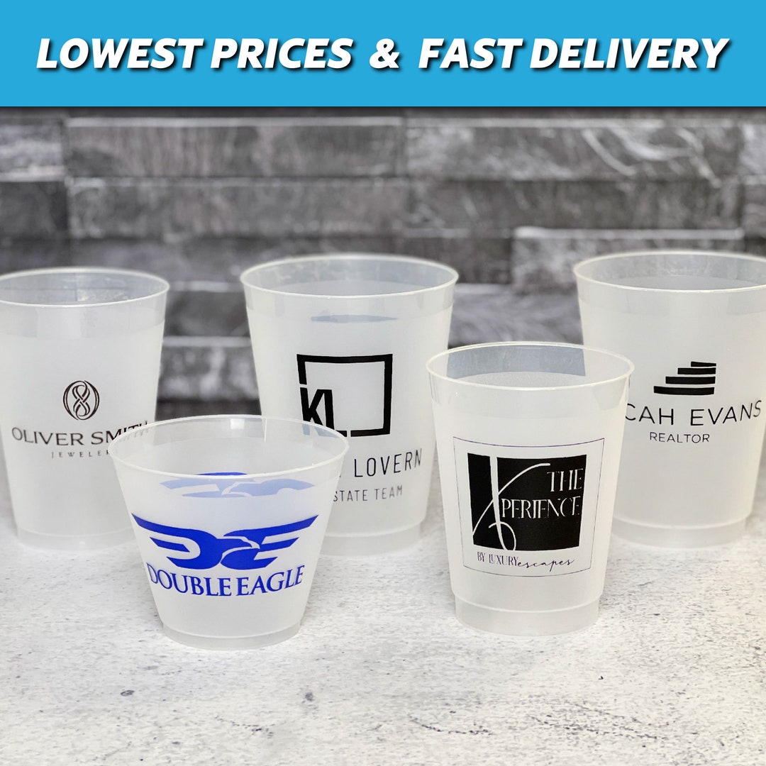 Custom Logo Frost Cups, Customizable Drinkware for Promotions, and ...