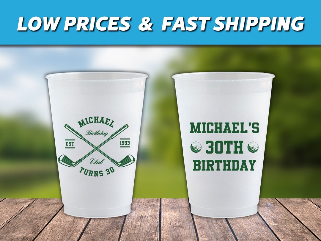 Happy Birthday Party Cups Custom Birthday Party Cups - Etsy