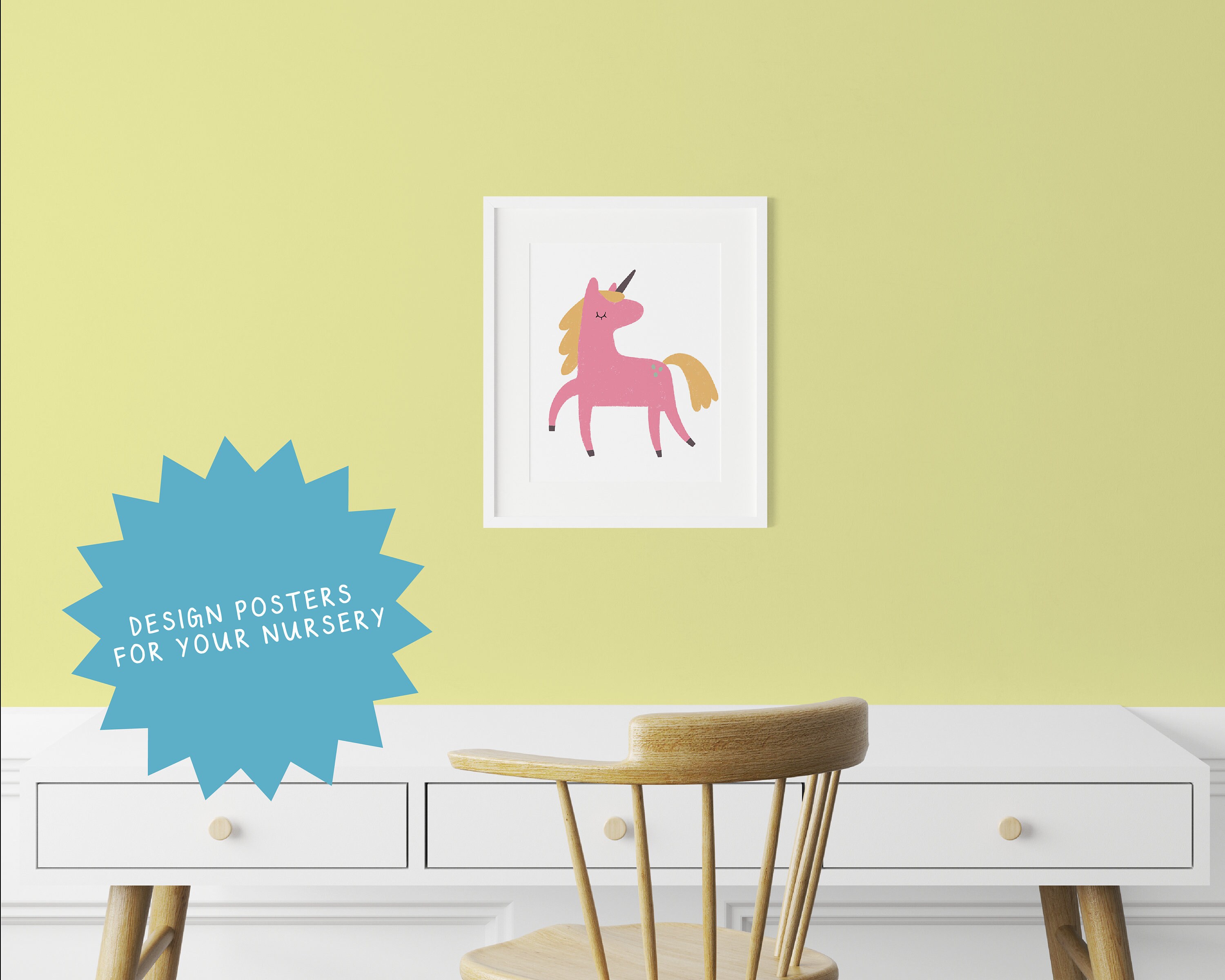 RAINBOW UNICORN Digital, Crayon Clipart, Png, Crayon Illustration - Etsy