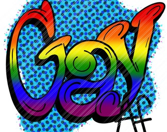 Gay Graffiti Art - Etsy
