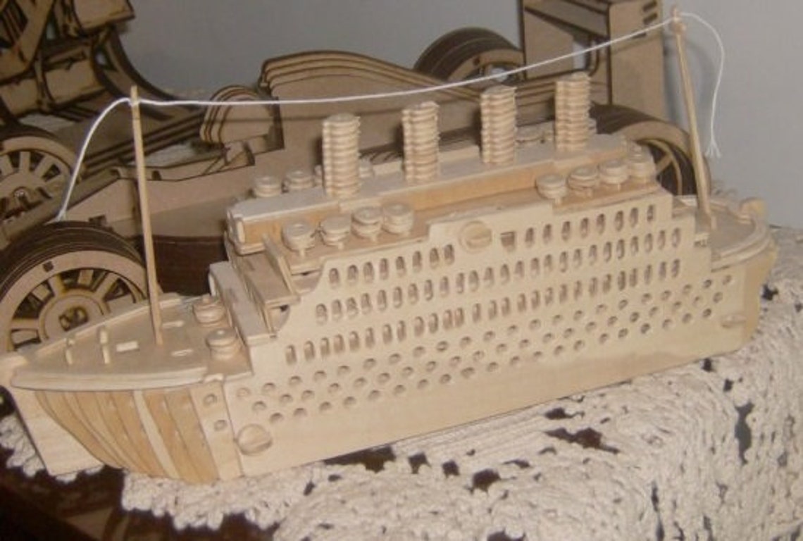 Titanic Laser Cut File Engrave Files Dxf / Cdr / Dwg / - Etsy UK