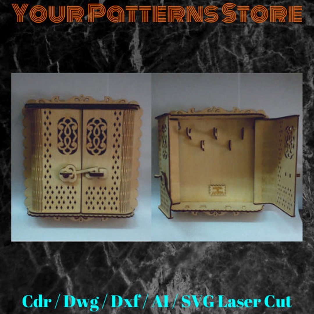 Keyholder Laser Cut File Engrave Files Dxf / Cdr / Dwg / SVG - Etsy