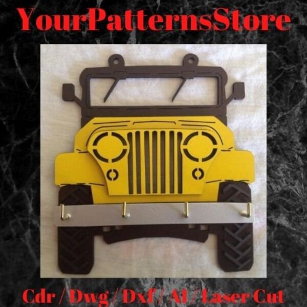 Jeep Laser Cut Dxf - Etsy