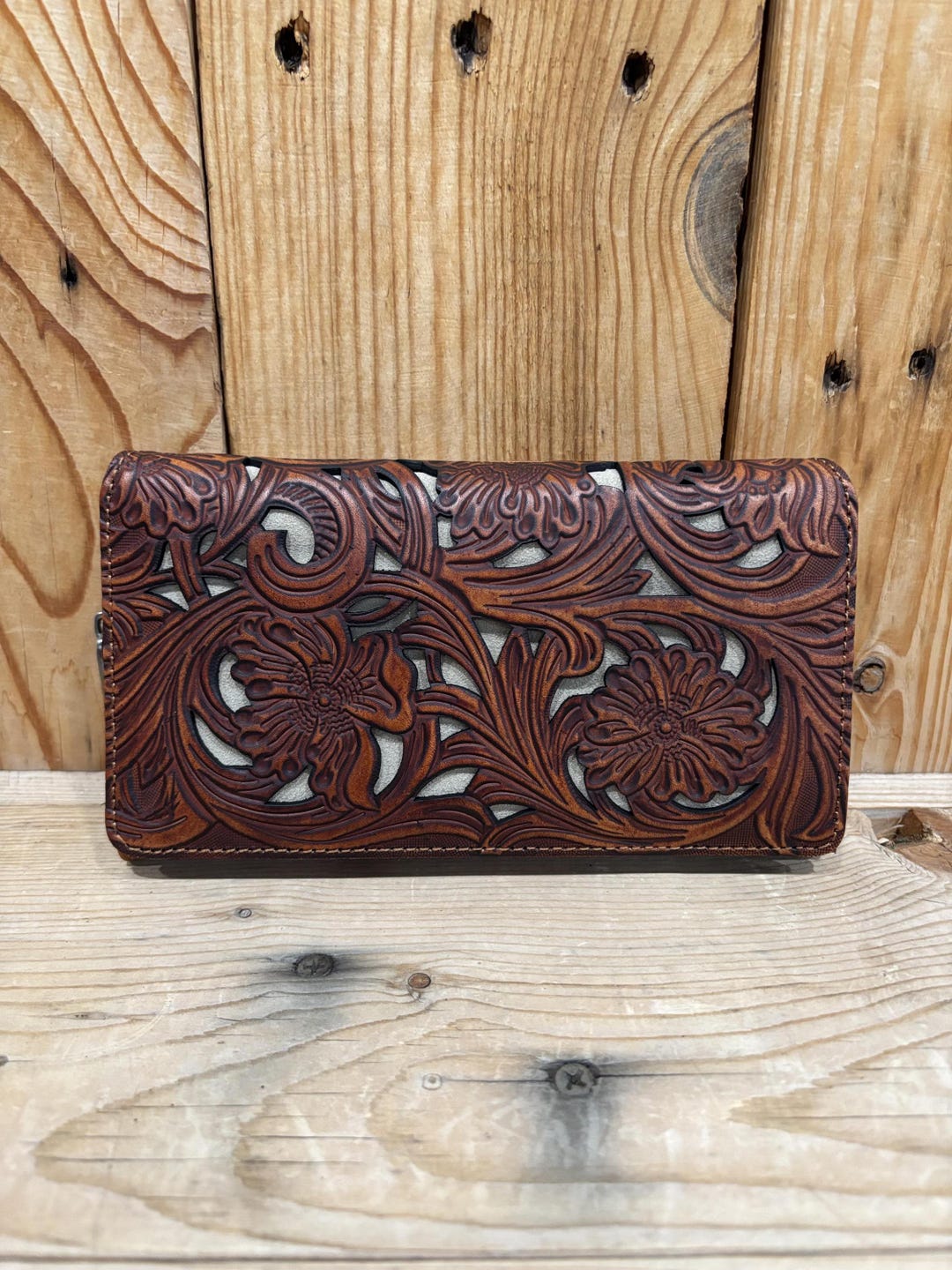 New STYLE Tooled Leather Wallets! - Etsy